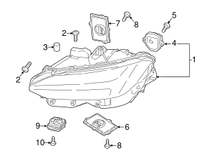 2017-2021 Volvo S90 Headlamp Assembly - Driver's Side (LH) 31434775 ...