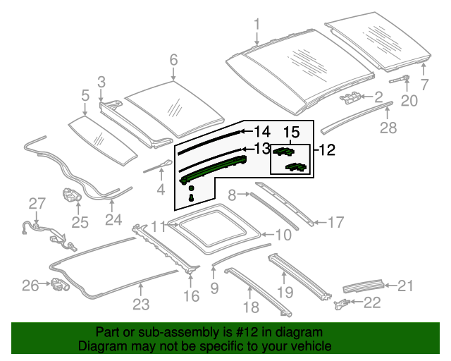 2016-2019 Mercedes-Benz Slide Rail 205-780-10-00-28 | MB OEM Parts