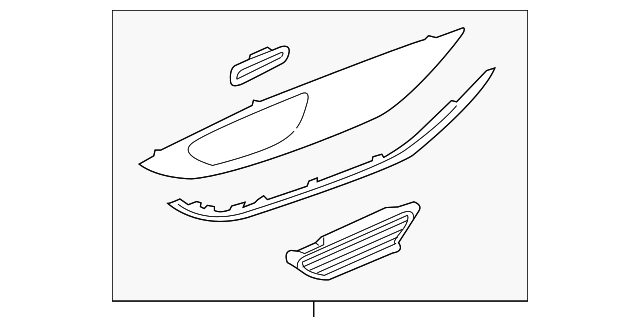 2022-2023 Mercedes-Benz Upper Trim 290-730-36-01 | MB Dealer Parts