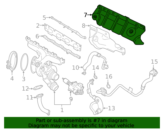 Genuine BMW 11-65-8-684-919 | Heat Shield | FREE Shipping on Most ...