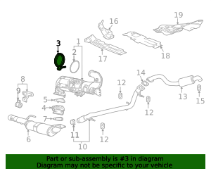55503171 GM Catalytic Converter Clamp | GM Parts Store
