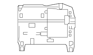 247-540-24-06 - Control Module Bracket 2019-2021 Mercedes-Benz ...