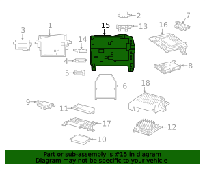 247-540-24-06 - Control Module Bracket 2019-2021 Mercedes-Benz ...