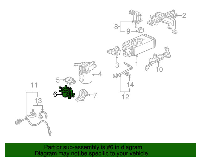 1999-2005 Honda Valve (Two-Way) 17371-S0X-A02 | OEM Parts Online
