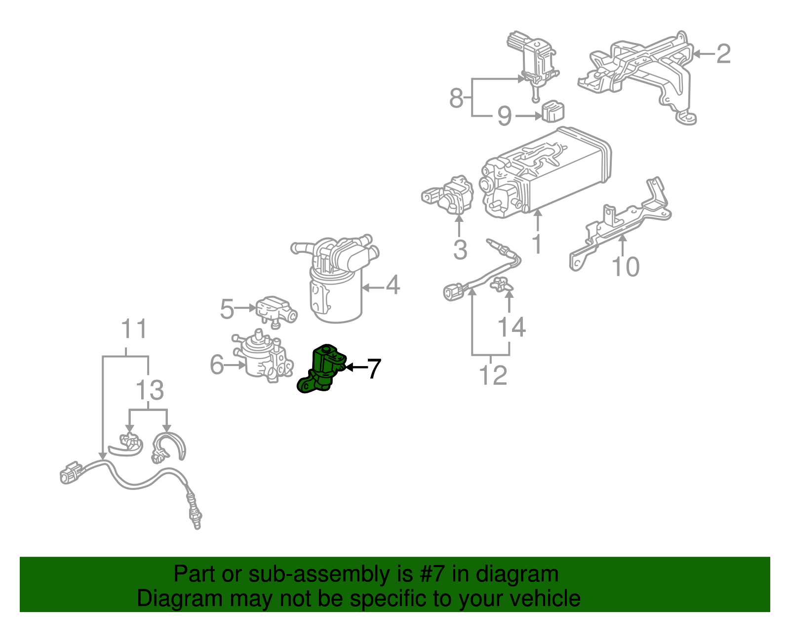 17012-S10-L01 - Solenoid Valve 2002-2005 Honda | Honda Parts Online