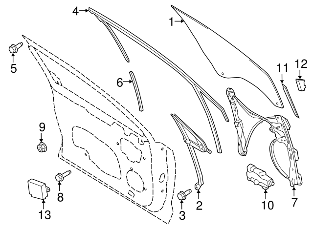 2018-2020 Ford Power Window Control Module JU5Z-14B291-J | Blue Springs ...