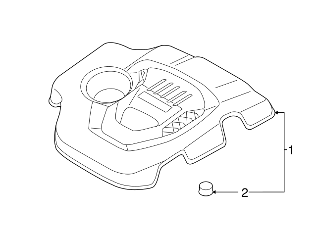 2014-2021 Hyundai Tucson Engine Cover 29240-2E250 | OEM Parts Online