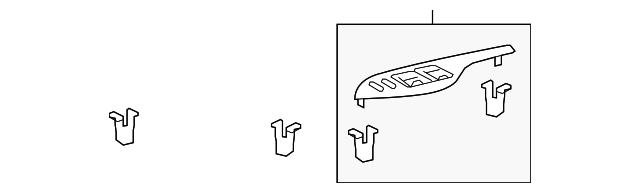 74240-08020 - Armrest Bezel 2011-2020 Toyota Sienna | Ourisman Toyota Parts