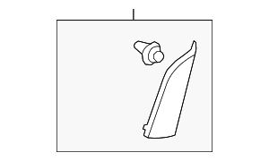 2011-2014 Toyota Sienna Frame Molding 67492-08010 | Toyota Parts Center