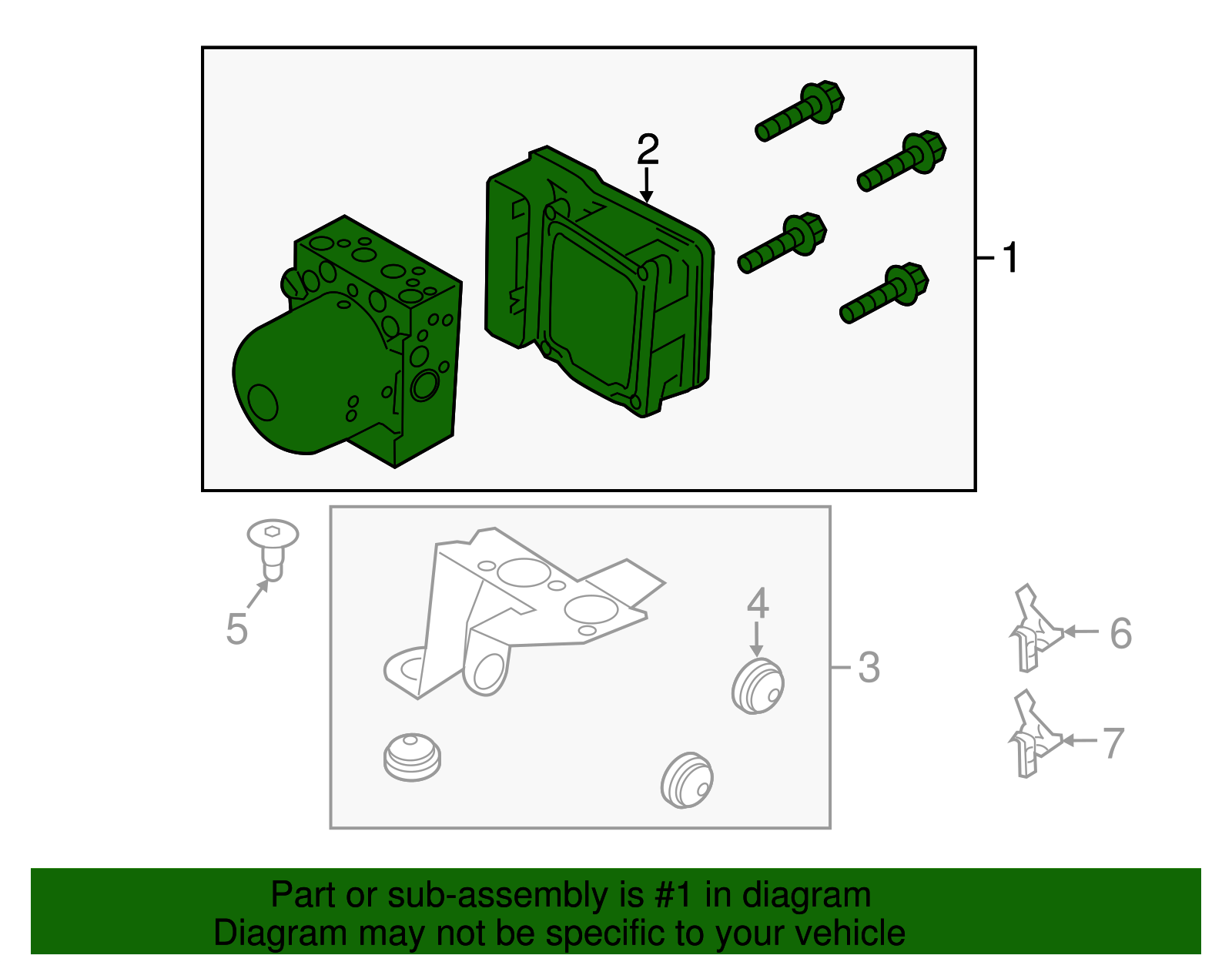 2015-2018 Ford Focus | ABS Pump Assembly | F1FZ-2C405-L | Walls' Ford Parts