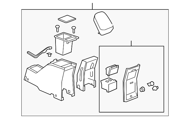 Buy Genuine GM Auto Parts - Compartment (Part # 20832907) | GM Parts Store