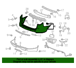 2013-2017 Chevrolet Traverse Rear Bumper Cover 23328041 GM ...