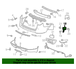 2008-2017 GM OEM NEW GM 08-17 Buick Enclave Traverse Rear Bumper Cover ...