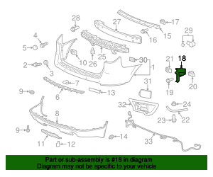 2008-2017 GM OEM NEW GM 08-17 Buick Enclave Traverse Rear Bumper Cover ...