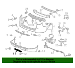 2013-2017 Chevrolet Traverse Anthracite Rear Bumper Fascia Insert ...