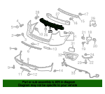 2013-2017 Chevrolet Traverse Rear Bumper Energy Absorber 20983825 GM ...