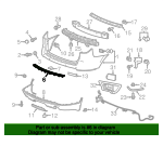 2013-2017 Chevrolet Traverse Anthracite Rear Bumper Step Pad 20983814 ...