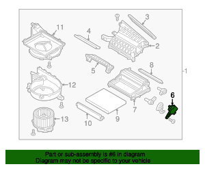 2017-2022 Hyundai Ioniq HVAC Air Adjustment Control Motor 97124-G2000 ...