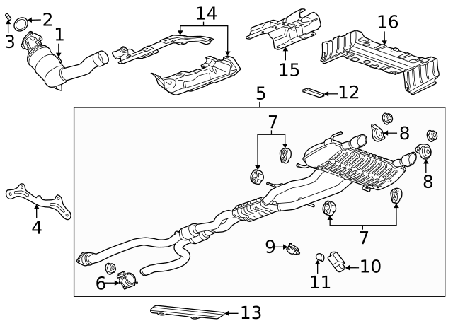 2022-2024 Cadillac Clamp 84612124 GM | GMPartsDirect.com
