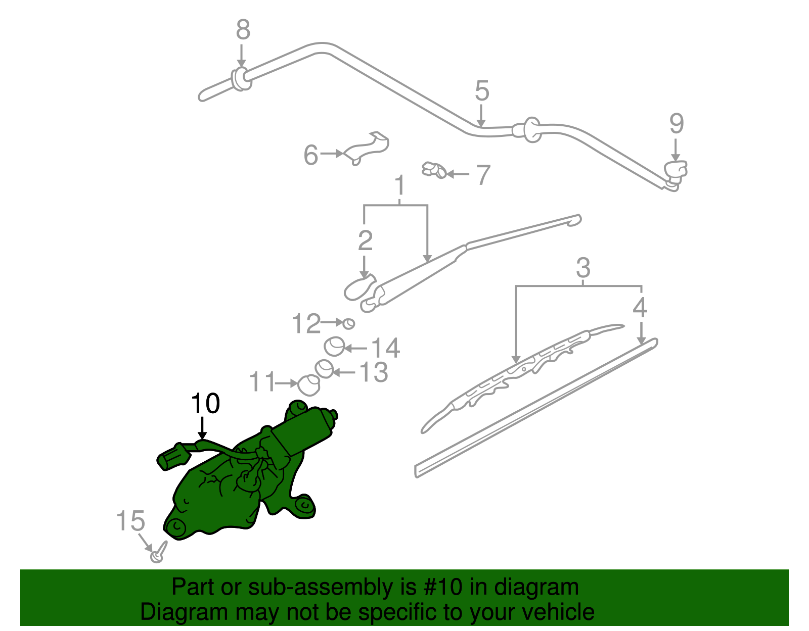 2001-2004 Hyundai Elantra Rear Motor 98700-2D000 | Retail Performance ...