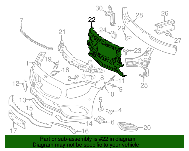 217-885-06-65 - Center Mount 2015-2017 Mercedes-Benz S 550 | Mercedes ...