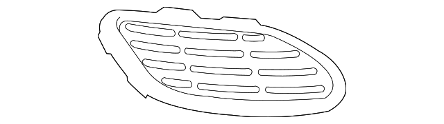 217-885-01-22 - Bumper Cover Spacer Panel 2015-2017 Mercedes-Benz S 550 ...