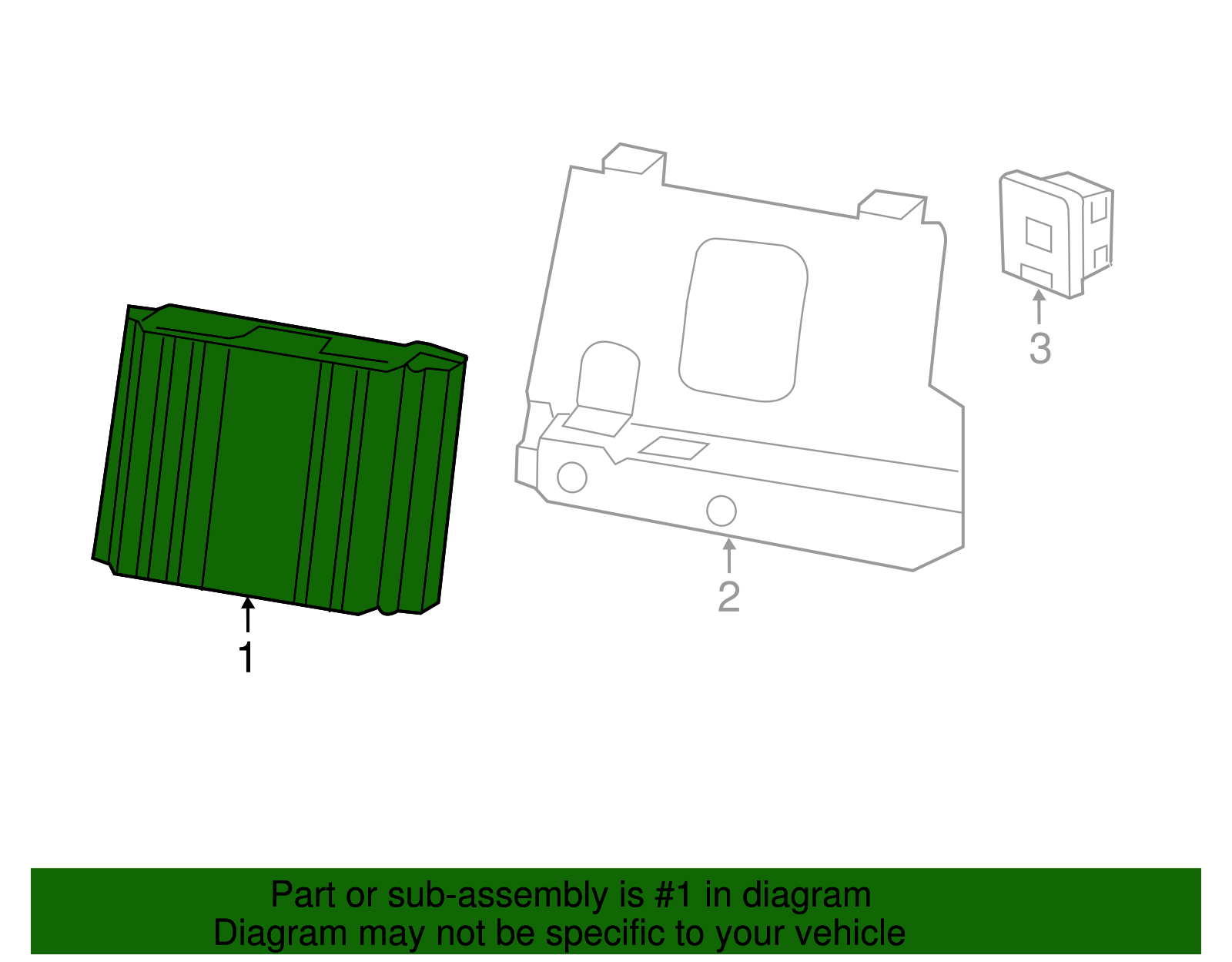 2011-2017 Chevrolet Traverse Accessory AC and DC Power Control Module ...