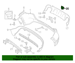 156-885-39-22 - Tow Eye Cap 2015-2017 Mercedes-Benz | AutoNationParts.com