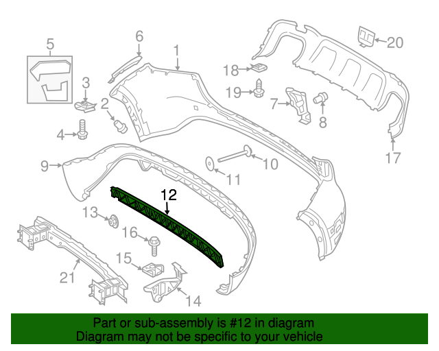 156-885-00-65 - Center Mount 2015-2020 Mercedes-Benz | Mercedes-Benz ...