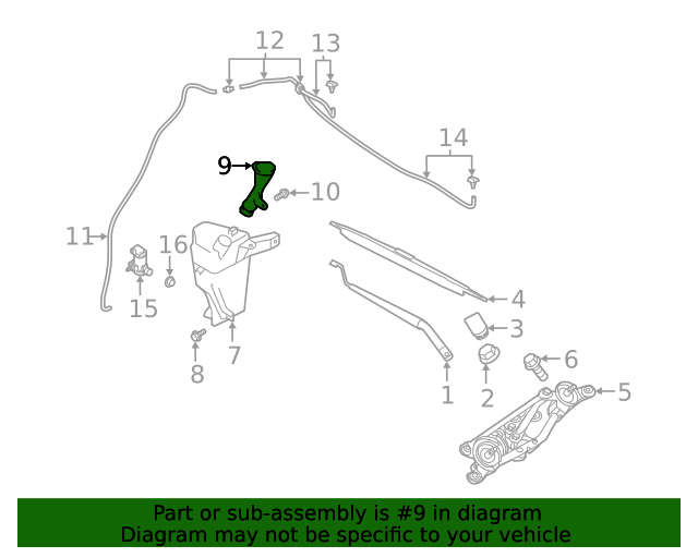 2018-2024 Nissan Kicks Filler Neck 28915-5RB0A | Melloy Nissan Parts