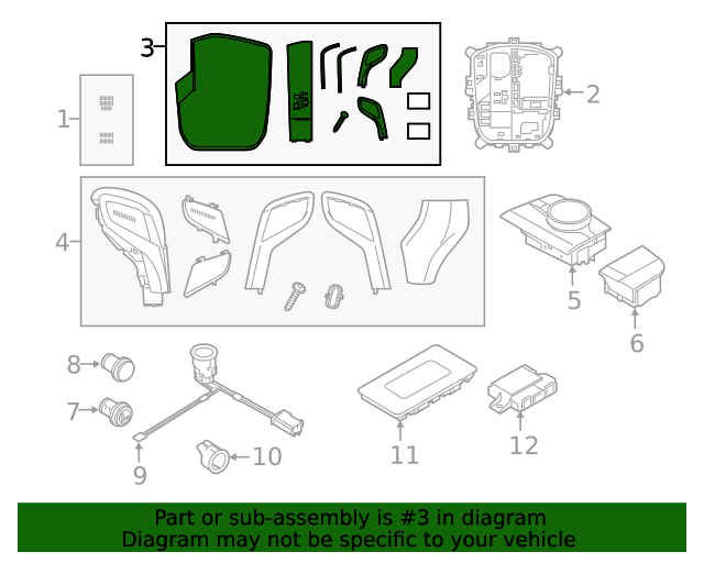 61319475058 - 2019-2024 BMW Repair Kit (61-31-9-475-058) | BMW of South ...