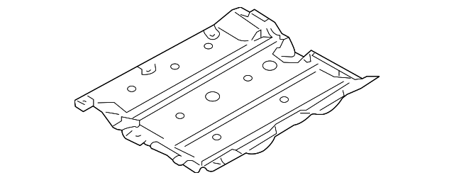 2011-2015 Nissan Under Cover - Driver's Side (LH) 74813-3UB0A ...