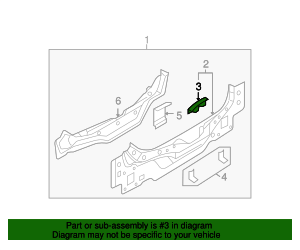C235-70-780 - Rear End Panel Reinforcement - 2006-2010 Mazda 5 | Mazda ...
