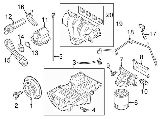 BE8Z-9278-A 2011-2021 Ford Oil Pressure Sending Unit | Fairway Ford Parts