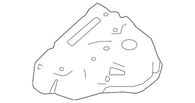 2014-2016 Nissan Exhaust Heat Shield 16590-3KA1A | Nissan Parts Plus