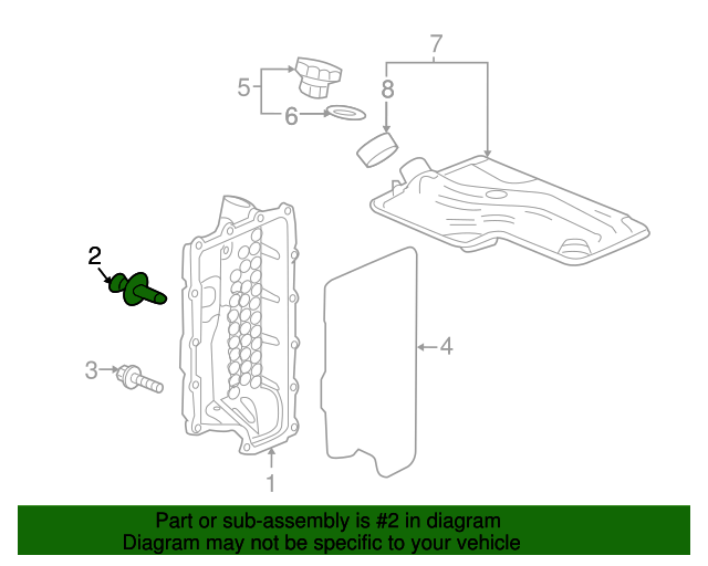 2007-2017 GM Automatic Transmission Control Valve Body Cover Stud ...