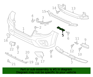 2019-2021 Subaru Forester Side Retainer 57707SJ021 | Subaru Parts Store