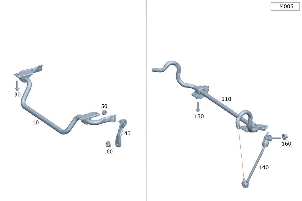 205-323-15-65 - Torsion Bar | World Mercedes-Benz Parts