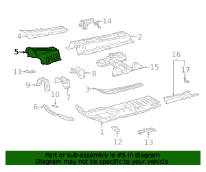 2019-2021 Toyota Mount Plate 58116-0R010 | Toyota Parts Center