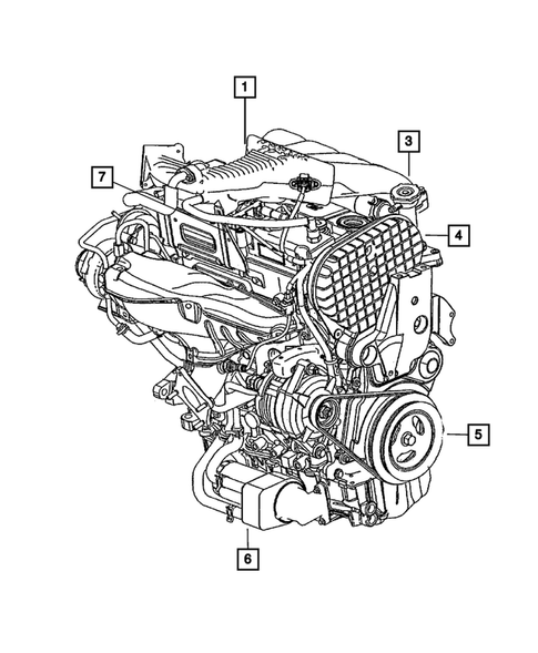 Engine Identification for 2007 Chrysler PT Cruiser | Mopar Estores
