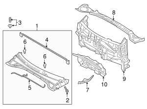2010-2022 Kia Washer Nozzle 98630-2K100 | Kia OEM Parts Online