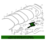 1999-2012 Porsche 911 Convertible Top Hinge 996-561-907-02 | Sunset ...