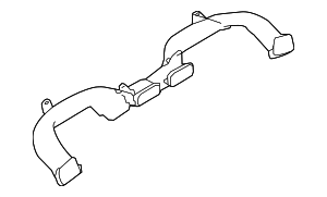 2014-2019 Nissan Rogue Center Duct 27860-6FL0A | TascaParts.com