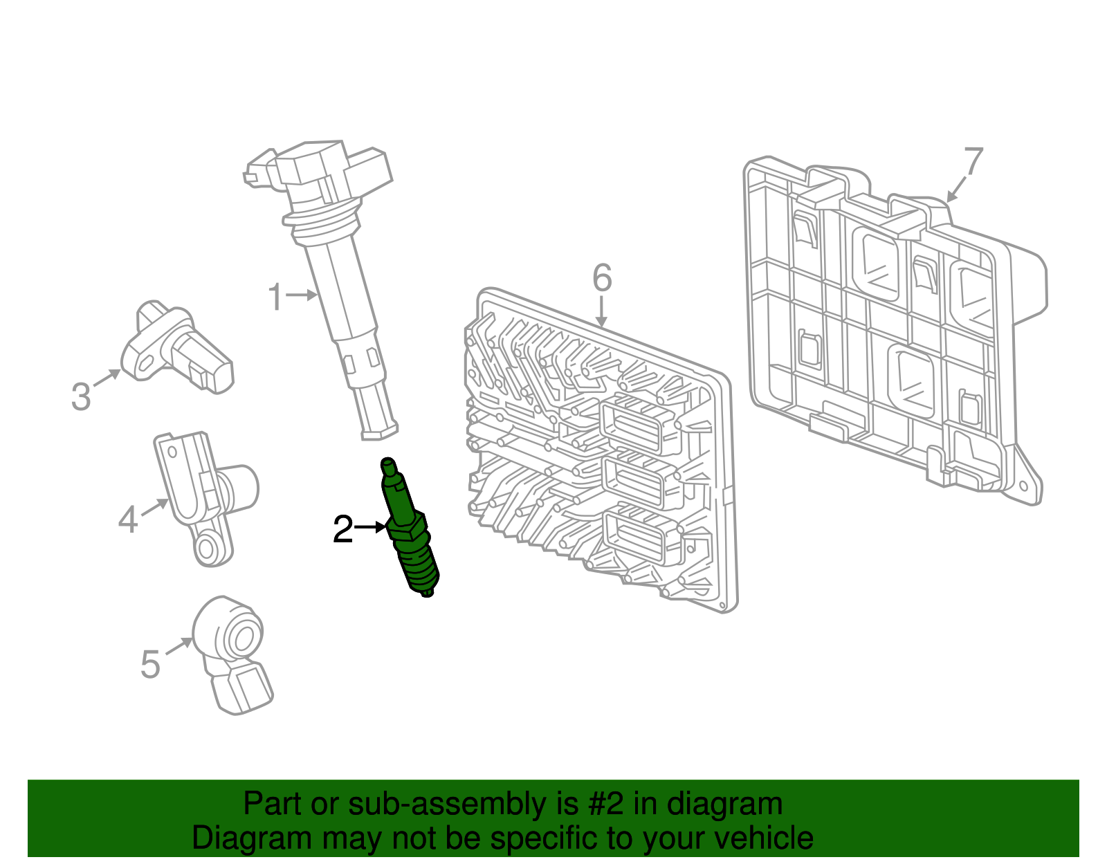 2016-2025 GM Iridium Spark Plug 12646780 GM | GMPartsDirect.com
