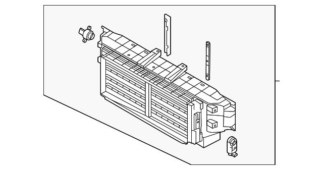 2021-2024 Genesis GV80 Flap Duct Assembly Active Air 86950-T6100 | OEM ...