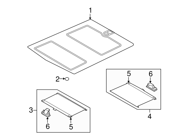 2005-2016 Land Rover Sunroof Glass LR056227 | JaguarParts.com