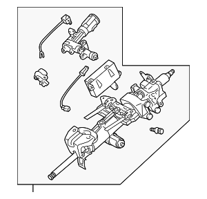 45810-60010 - Steering Column - 2003-2009 Lexus GX470 | My L Parts
