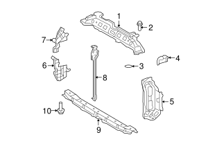Toyota OEM Lock Support 52085-52020 | Toyota OEM Parts Giant