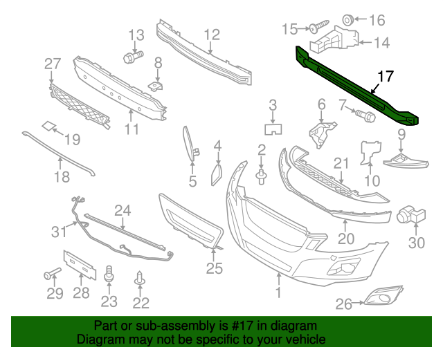 30681520 - Cross-Member - 2010-2014 Volvo XC60 | My Swedish Parts