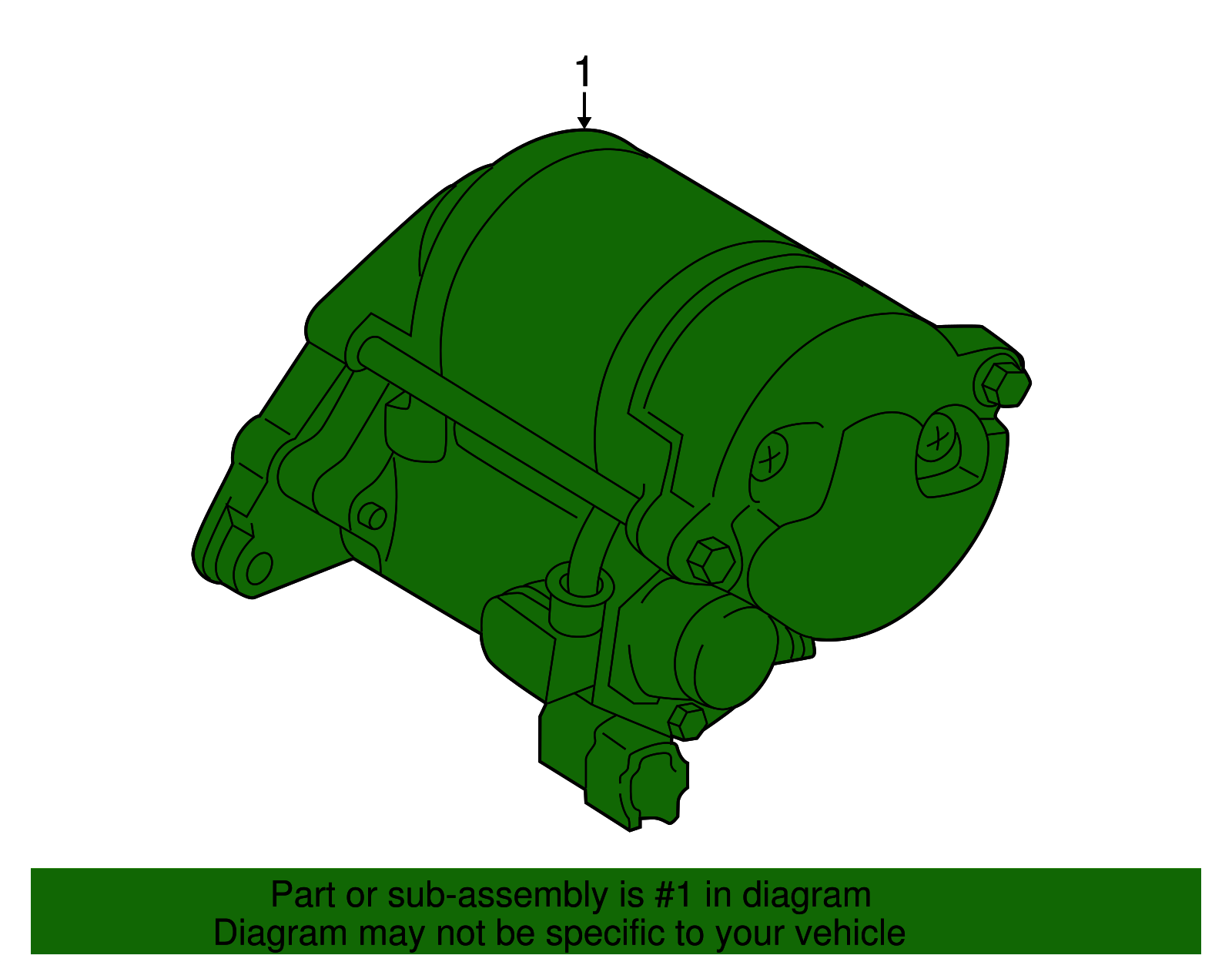 Genuine Toyota Starter Motor part# 28100-75091 for 2010-2015 Toyota ...
